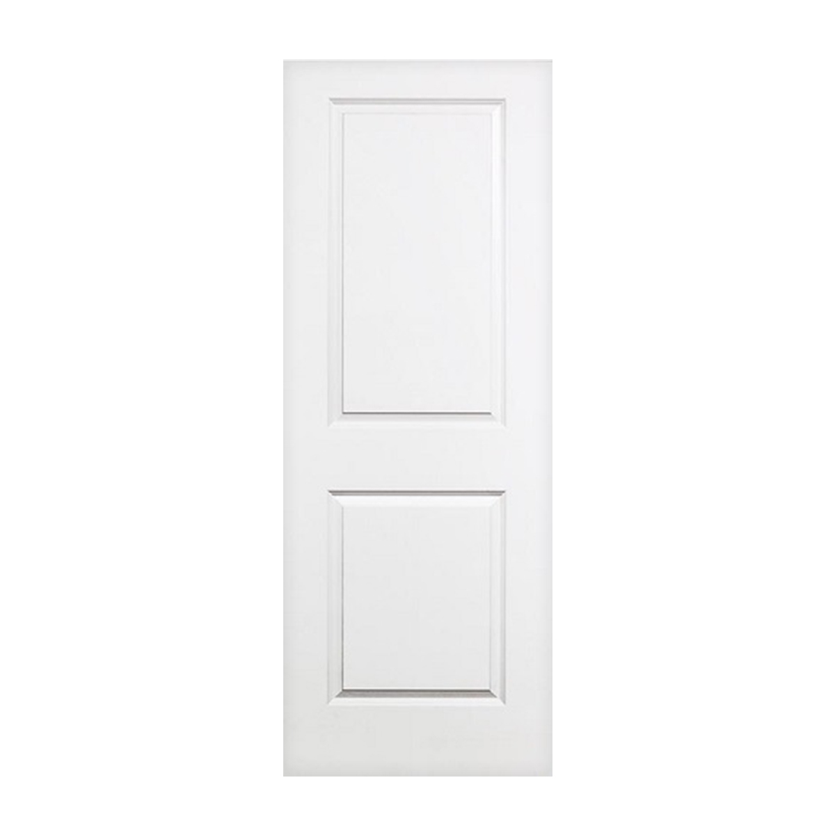 2-Panel Carrara Smooth Solid Core White Primed Composite Interior Door ...