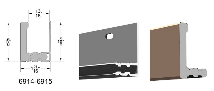 1-1/2 in. x 150 in. Perimeter Trim - Dealer's Warehouse